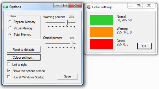 Use Windows 7 Taskbar as Memory Usage Meter